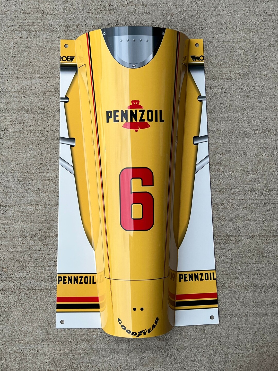 Racing Legend 1984 Rick Mears Indy 500 Inspired Wall Art Decor Man-cave ...