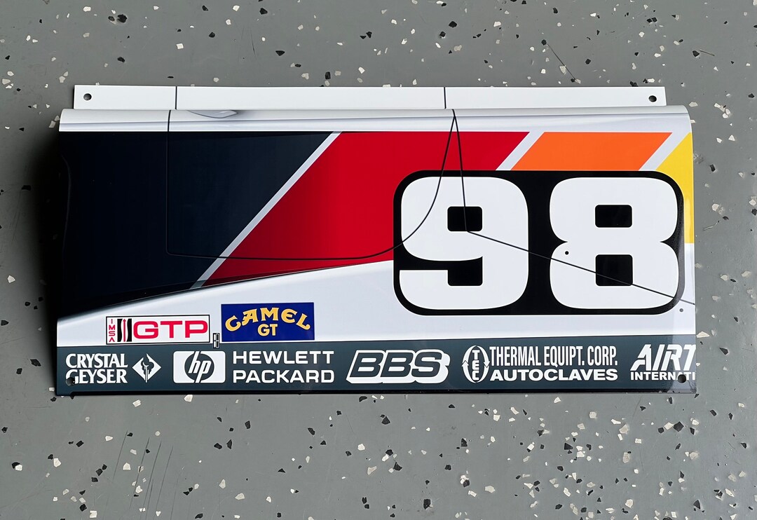 Racing Legend Dan Gurney , Toyota Imsa GTP Eagle Mk III Inspired Wall ...