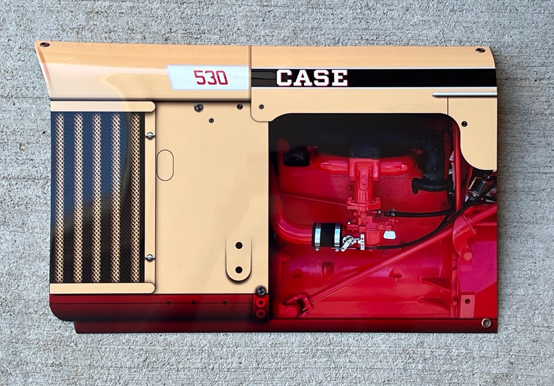 Vintage Style Case 530 Farm Tractor Side 3D Inspired Wall Art Decor ...