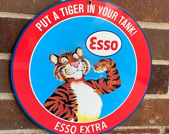 Esso Put A Tiger in Your Tank Vintage Style Sign - Etsy