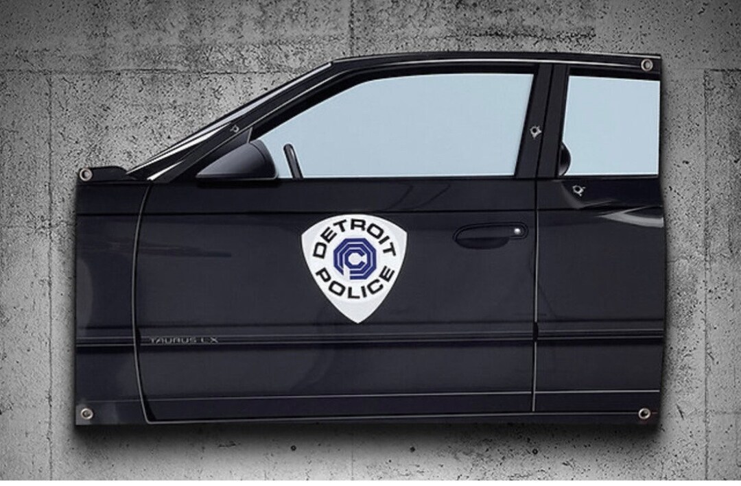 1991 Ford Taurus Robocop Inspired Wall Art Decor Side View Aluminum ...