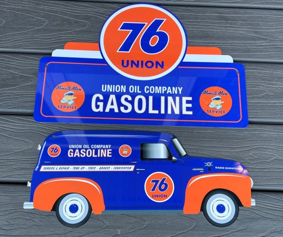 Racing Union 76 Gasoline Oil Service Large 18 2 Piece Oil - Etsy