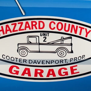Dukes of Hazzard Garage Tow Cooter Davenport Truck Inspired 3D Garage ...