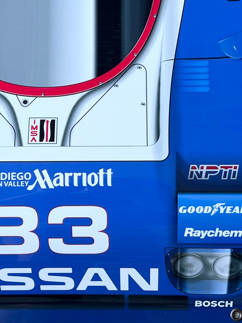 Legendary 1990 NISSAN NPT-90 Imsa Racing GTP Race Car Racing Top View ...