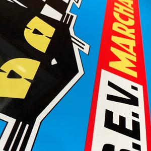 S.e.v Marchal Cat Rally Vintage Racing Inspired Garage Art Decor - Etsy