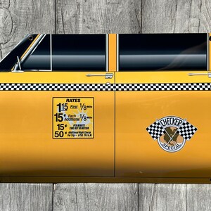 Legendary 50’s-60’s NYC Yellow Taxi Cab Checkers Special Inspired Side ...