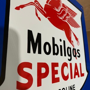 Mobil Mobilgas Special Gasoline Retro Style Gas Pump Inspired Wall ...