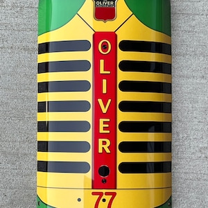 Vintage Style Oliver 77 Farm Tractor 3D Inspired Wall Art Decor Garage ...