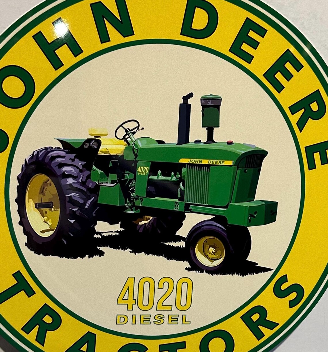 Legendary John Deere Model 4020 Diesel Tractor Farm Inspired Wall Decor ...