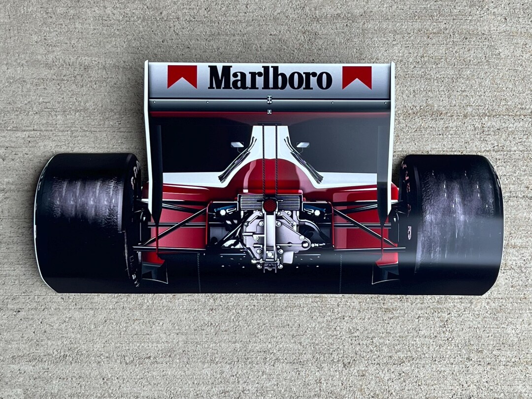 Legendary F1 Rear Ayrton Senna Wall Art Racing Sign Garage Art Racing ...