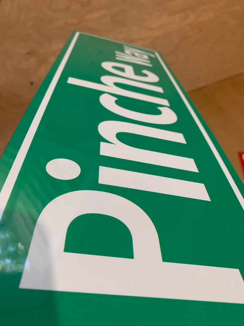 Funny Street Sign Pinche Way Man Cave Garage Decor | Etsy