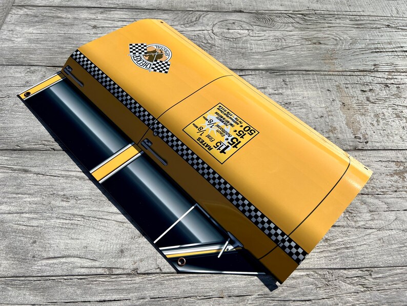 Legendary 50’s-60’s NYC Yellow Taxi Cab Checkers Special Inspired Side ...