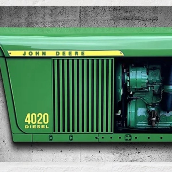 John Deere/ American Flag Wall Art - Etsy