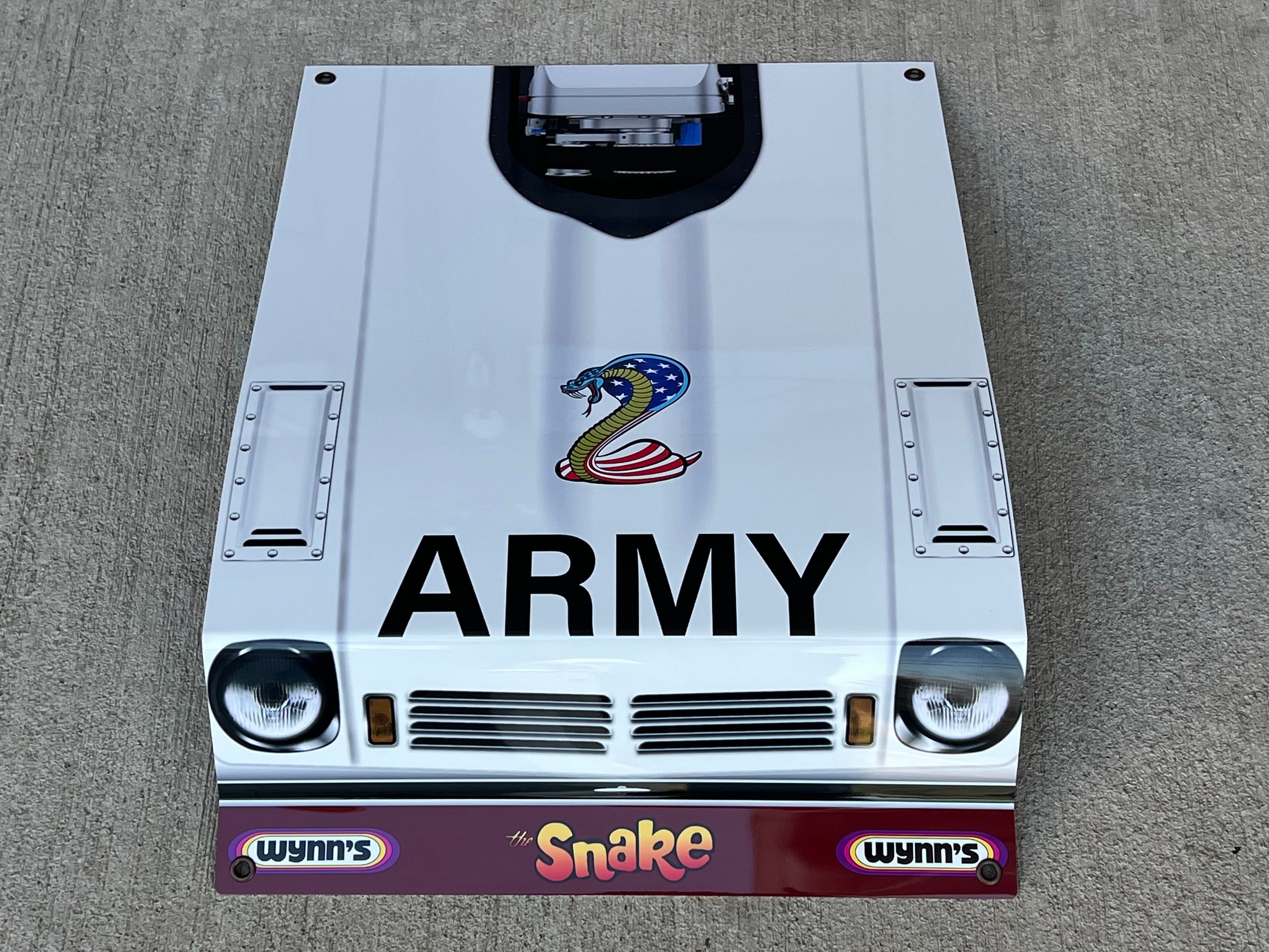 Drag Racing Legend Dragster Don the Snake Inspired Car Hood Metal Wall ...