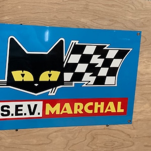S.e.v Marchal Cat Rally Vintage Racing Inspired Garage Art Decor - Etsy