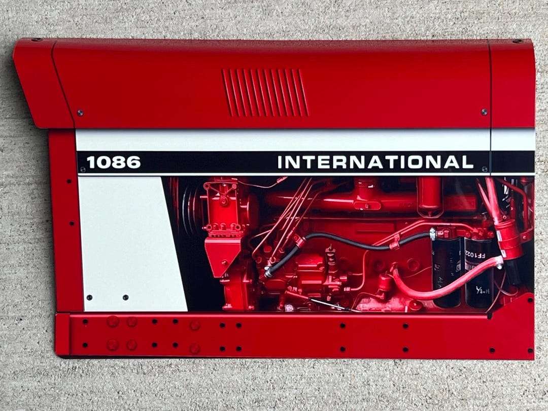 Farmall International 1086 Turbo Tractor Aluminum Garage Sign - Etsy