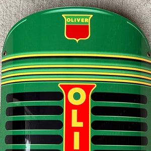 Vintage Style Oliver HG Tractor Front Inspired Wall Art Decor Garage ...