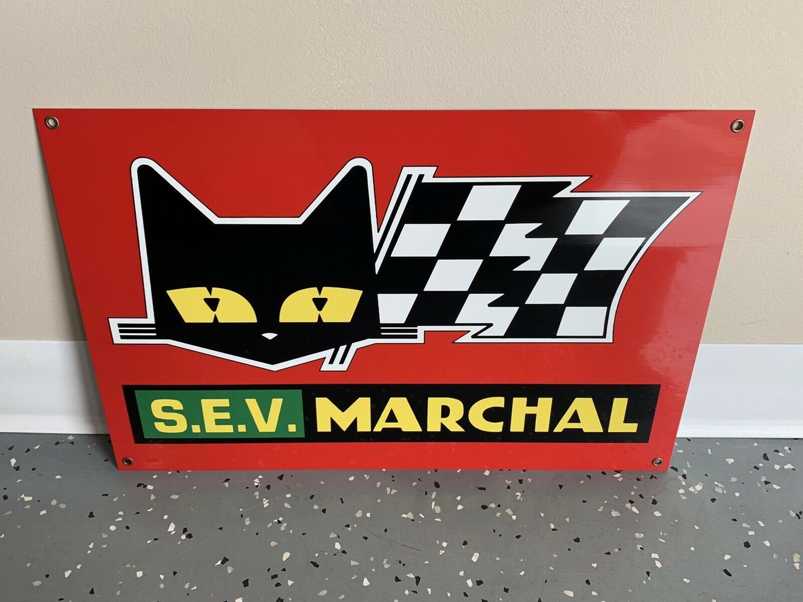 S.E.V. Marchal Vintage Racing Inspired Garage Wall Sign - Etsy