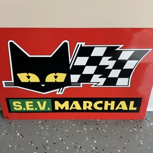 S.E.V. Marchal Vintage Racing Inspired Garage Wall Sign - Etsy