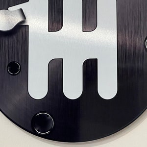 Supercar Lambo Countach Gated Shifter Inspired Brushed Aluminum Wall ...