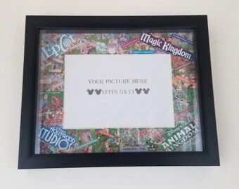 World Map Shadow Box - Etsy