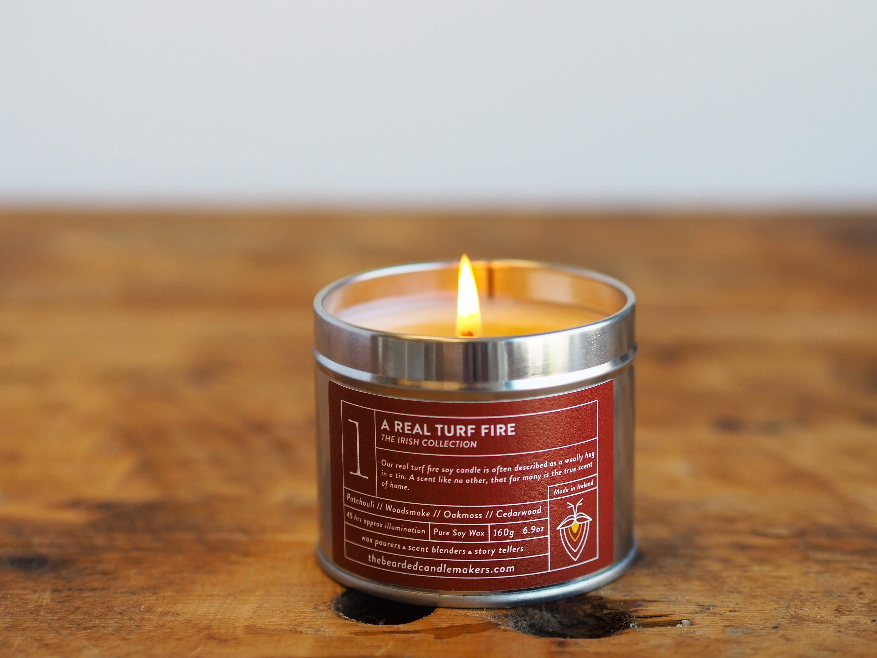 A Real Turf Fire Soy Candle Poured By Hand Irish Candle | Etsy