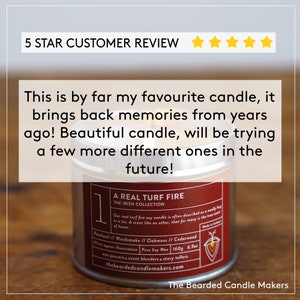 A Real Turf Fire Soy Candle, Poured by Hand, Irish Candle, Inspired by ...