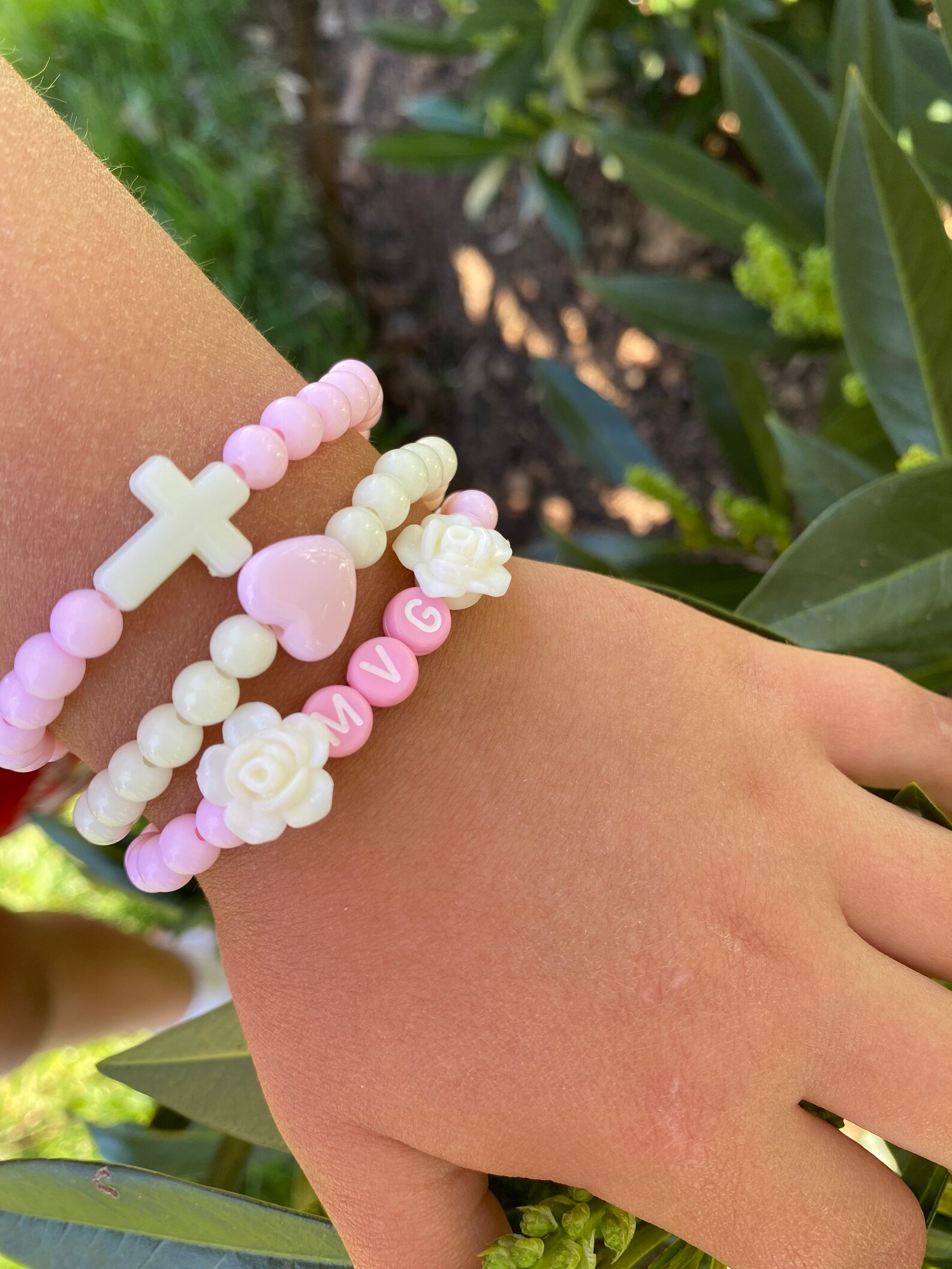 Childrens Beaded Bracelets/ Kids Cross Bracelet/kids Jewelry/ - Etsy