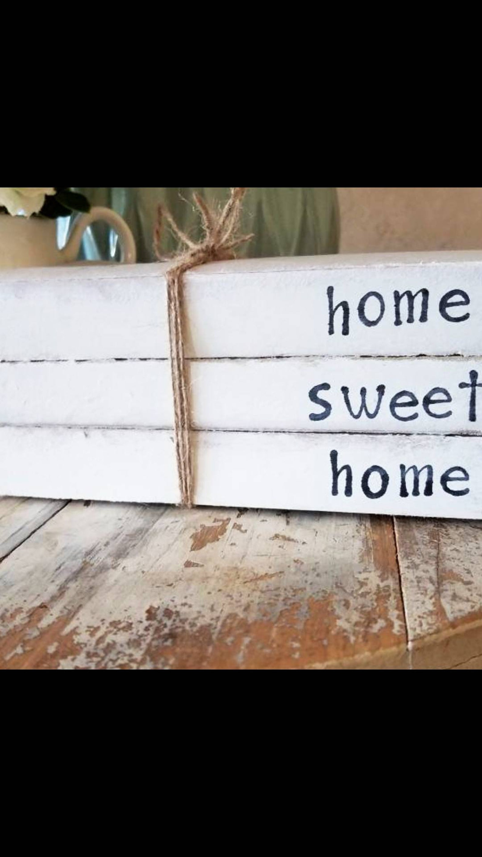 Home Sweet Home Stamped Books/ Book Set/ Bellamaredesigns/ - Etsy