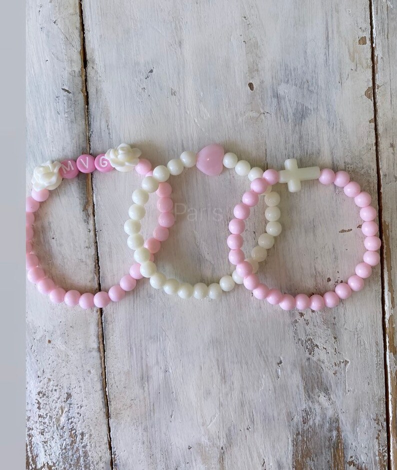 Children’s Beaded Bracelets/ Kids Cross Bracelet/kids Jewelry/ Ages 4-9 ...