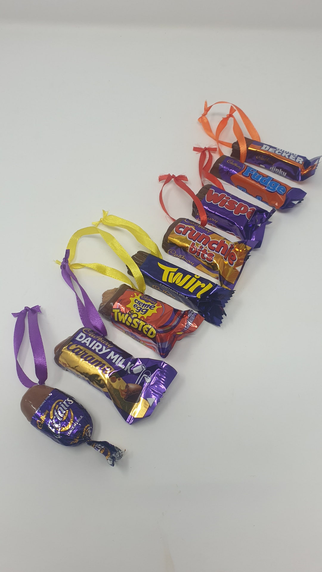 Set of 8 Mini Chocolate Decorations - Etsy