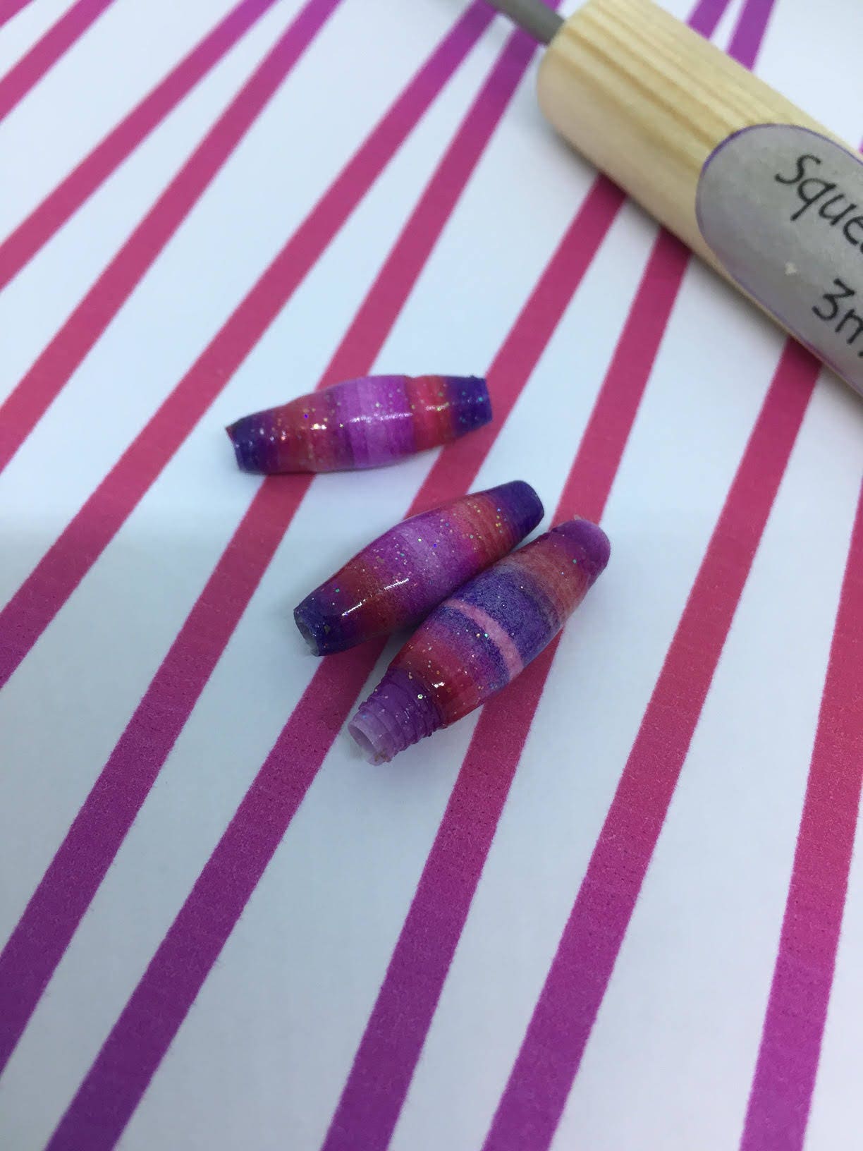 Paper Bead Making Template Instant Printable Digital Download - Etsy UK