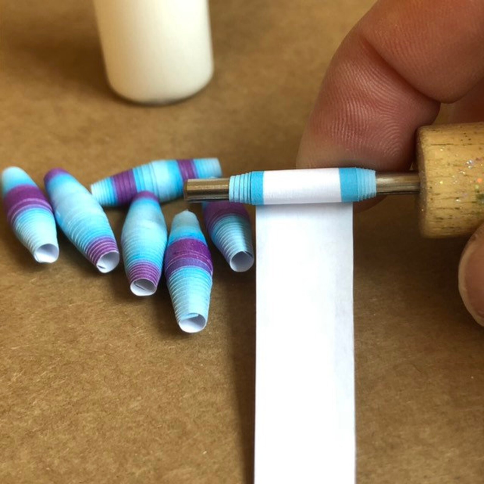 Paper Bead Template for Bead Rolling Instant Downloads PDF - Etsy