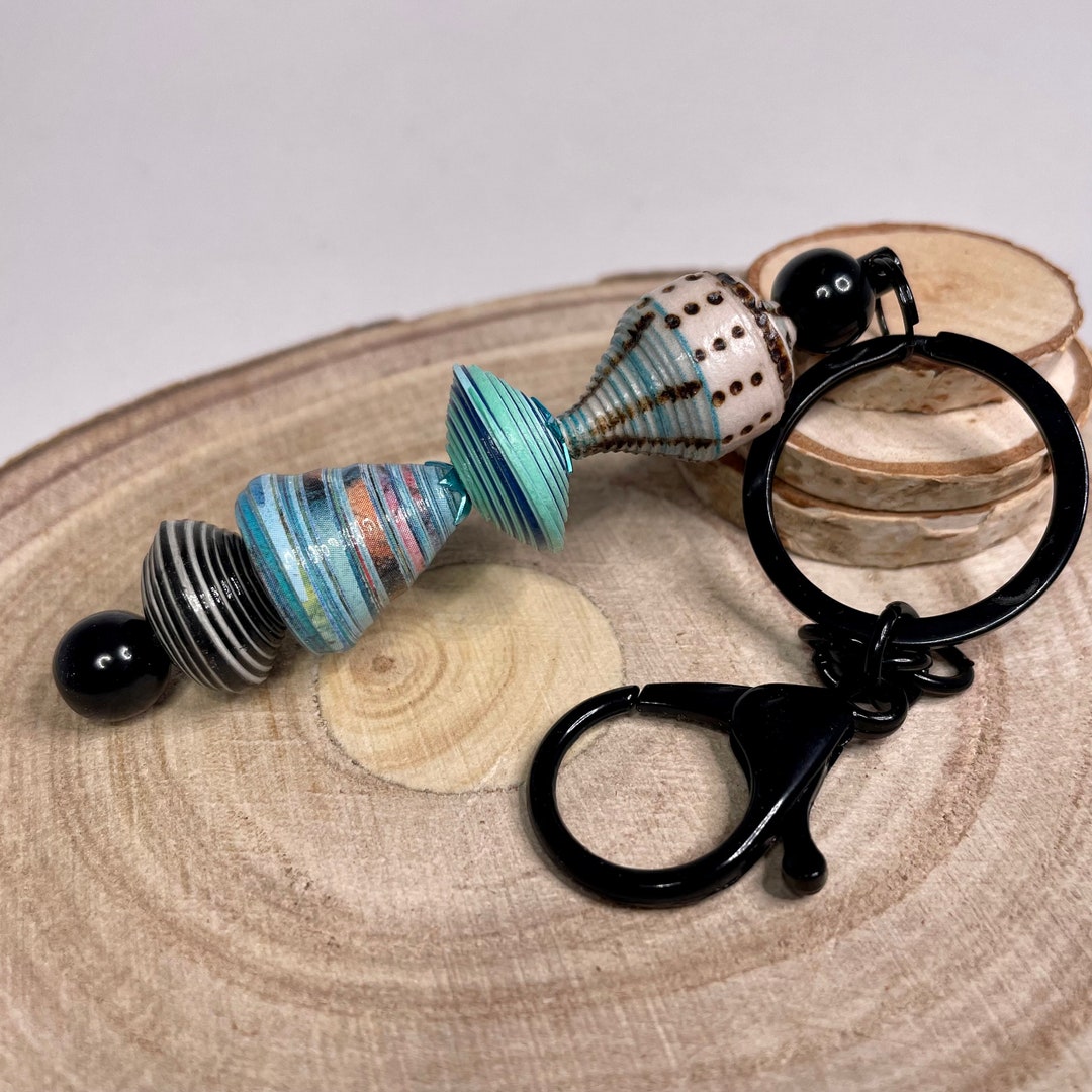 Beadable Keyrings Customise Your Own Keyring With Beads of Your Choice ...