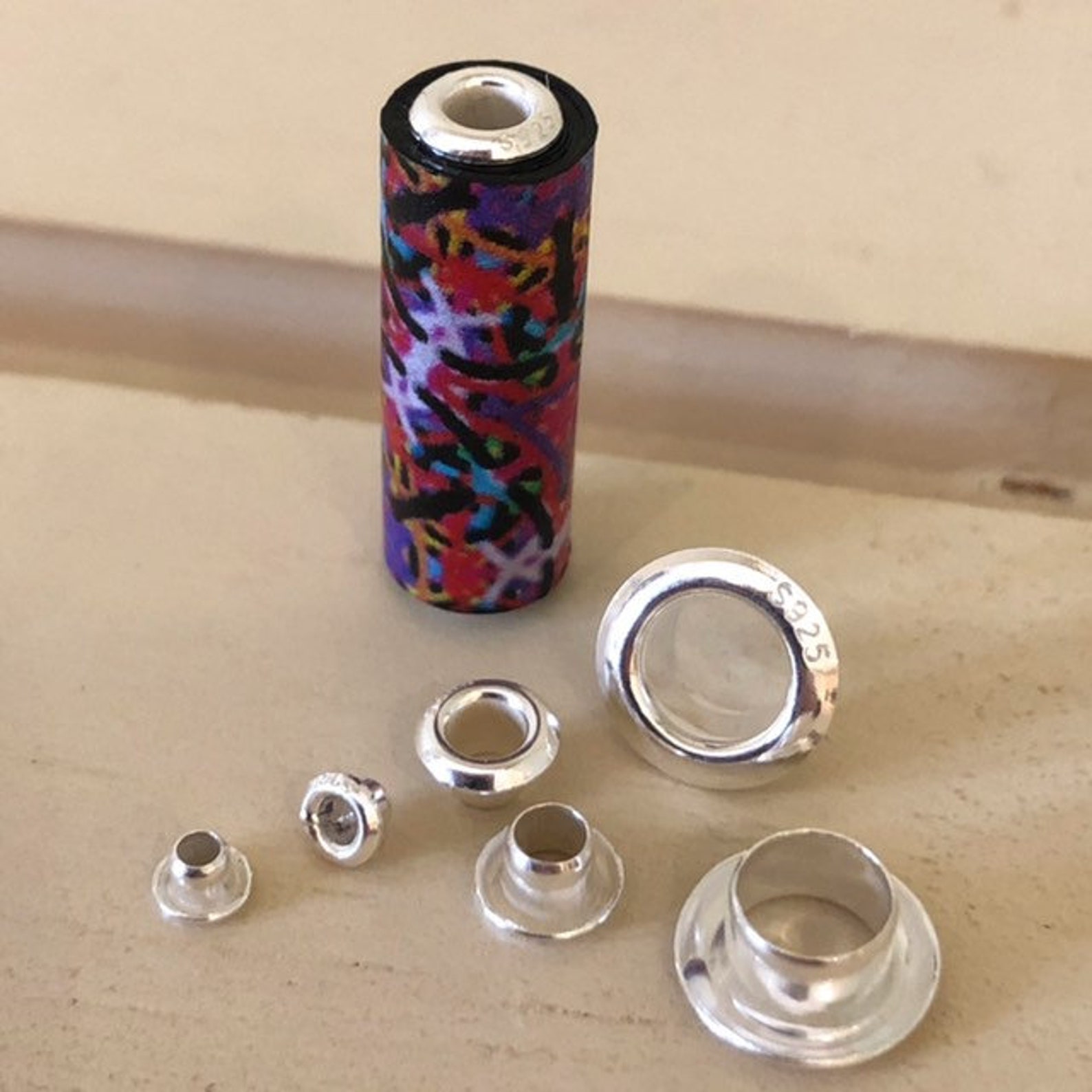 5mm Solid Sterling Silver Bead Cores Pair of Cores Sterling | Etsy