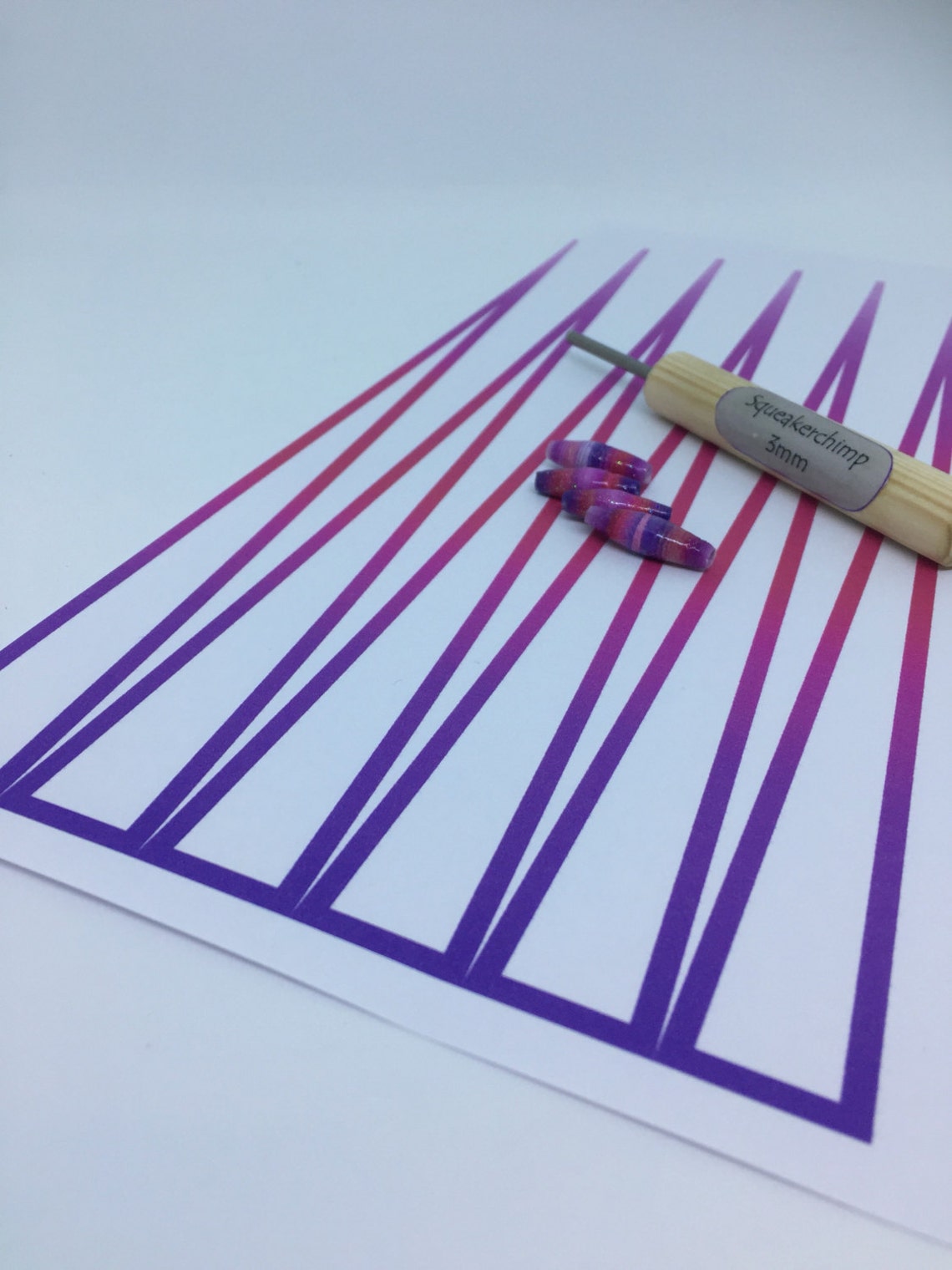 Paper Bead Template for Bead Rolling Instant Downloads PDF | Etsy