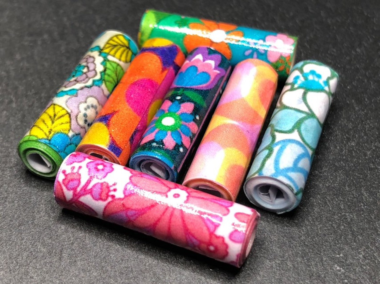 7 Retro Beads Inspired by the 1960 and 1970's Flower Power - Etsy