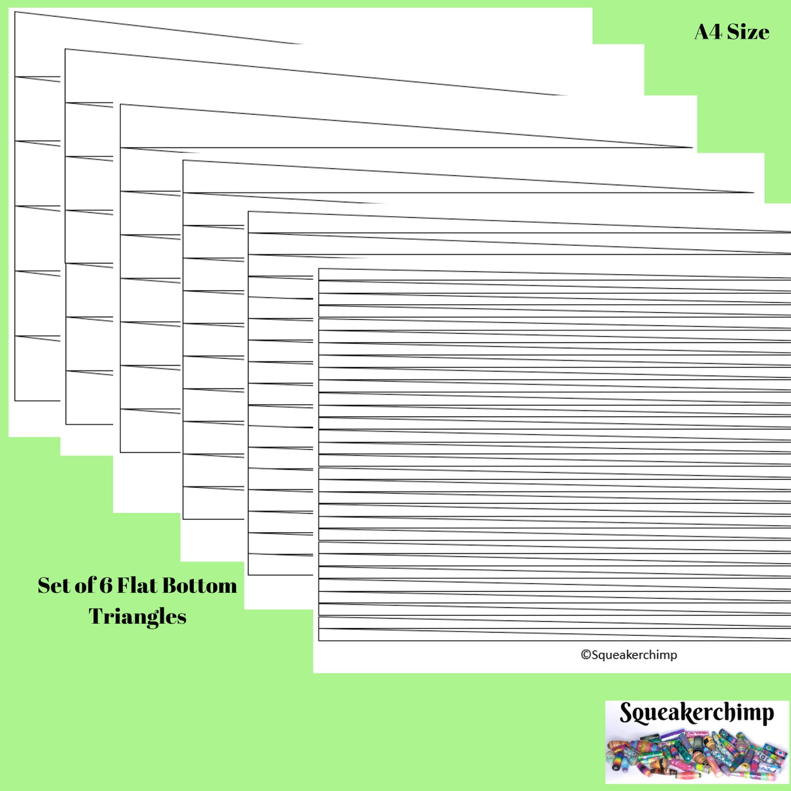 Paper Beading Template Instant Download PDF Set of 6 A4 - Etsy Canada