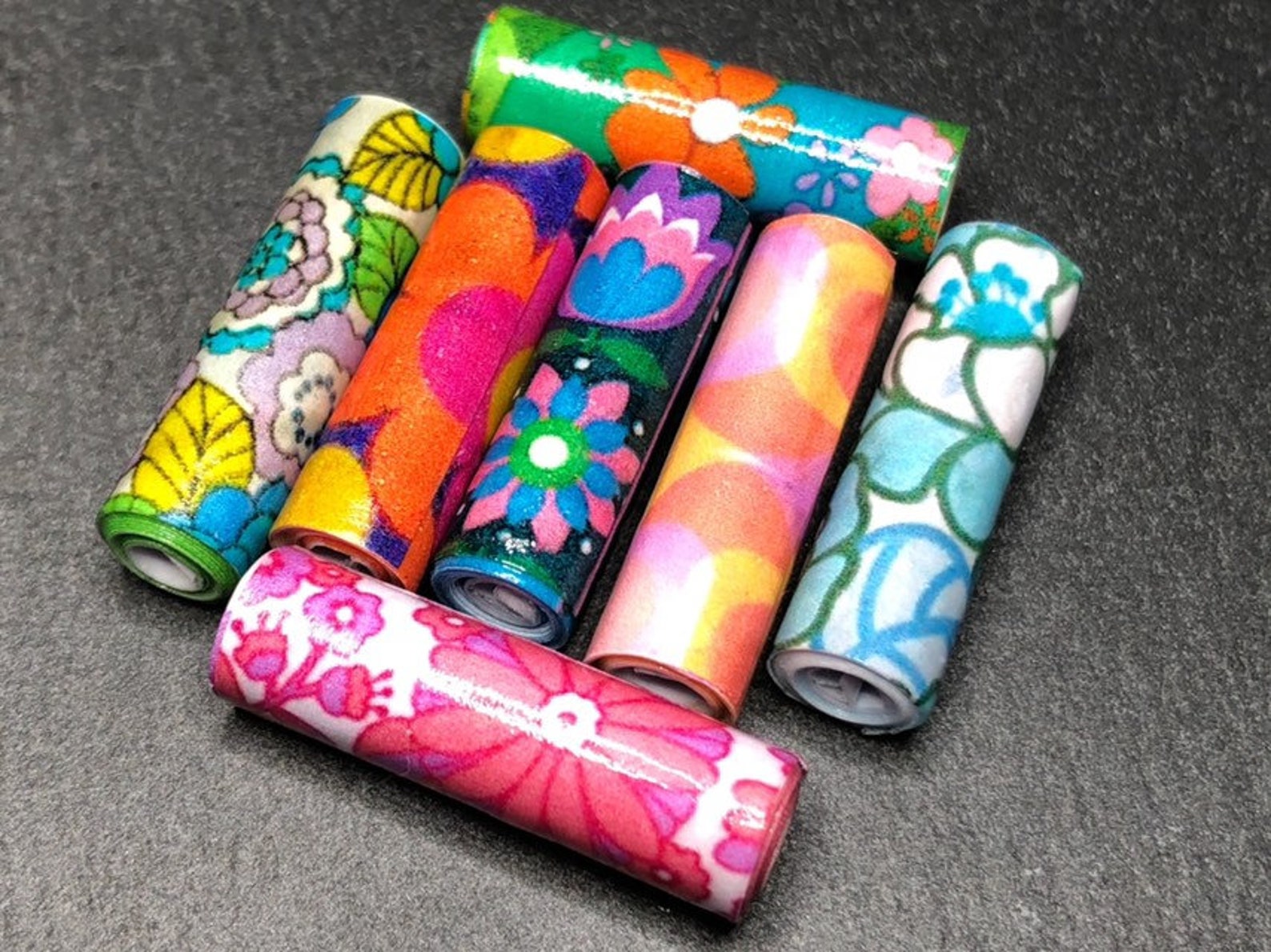 7 Retro Beads Inspired by the 1960 and 1970's Flower Power - Etsy