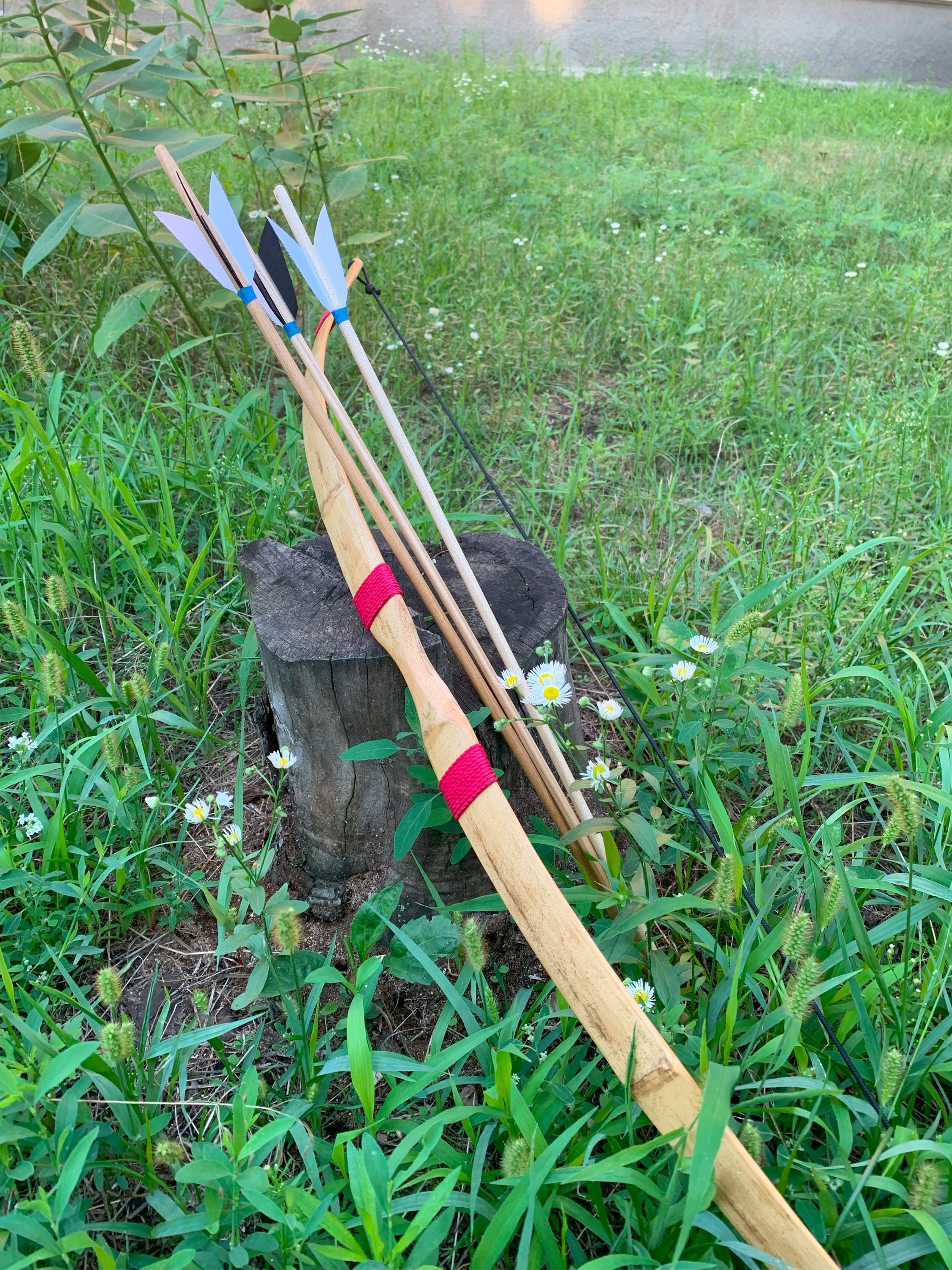 Children's Bow 43'' Kid's Bow Longbow Flat Bow Traditional Bow English ...