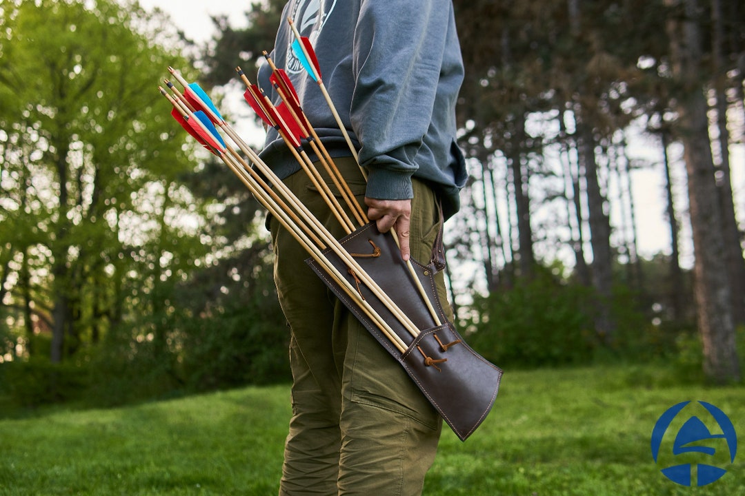 Hip Quiver Leather Quiver Mounted Archery Quiver Belt Quiver Leather ...