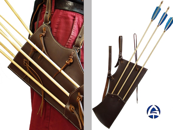 Hip Quiver Leather Quiver Mounted Archers Quiver Leather | Etsy