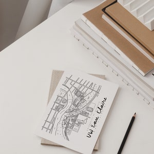 University of Wisconsin-eau Claire (UW Eau Claire) Campus Map Print - Etsy