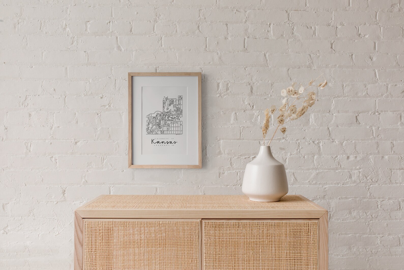 University of Kansas Campus Map Print - Etsy