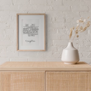 Creighton University Campus Map Print - Etsy