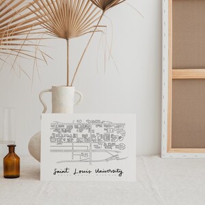 Saint Louis University (SLU) Campus Map Print - Etsy