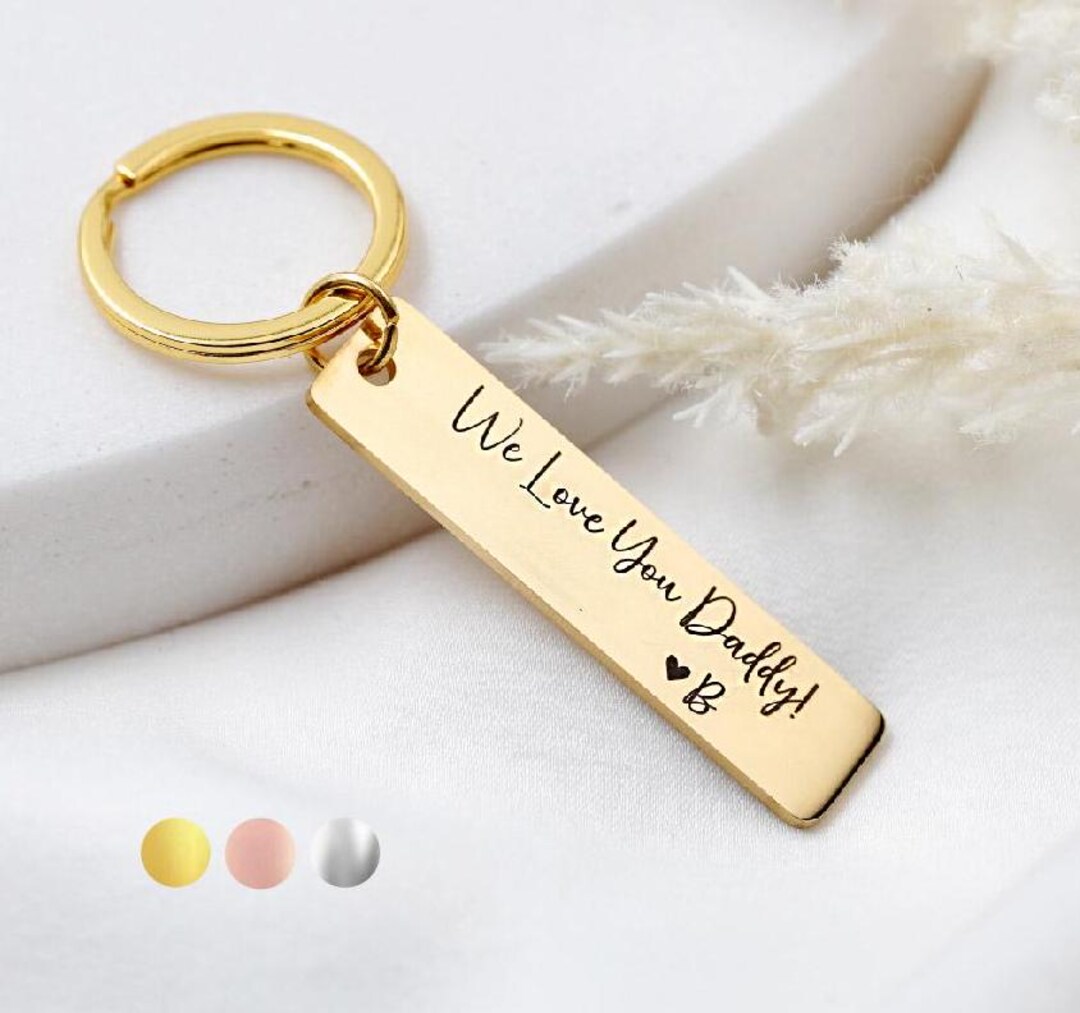 Custom Keychain, Drive Safe I Love You Custom Engraved Keychains ...