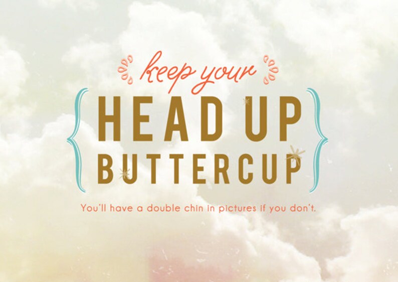 Keep Your Head up Buttercup / Funny, Get Well, Sympathy Card - Etsy