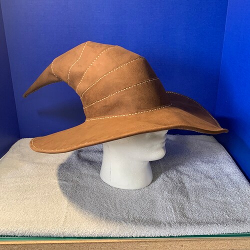 Leather Wizard Hat - Etsy