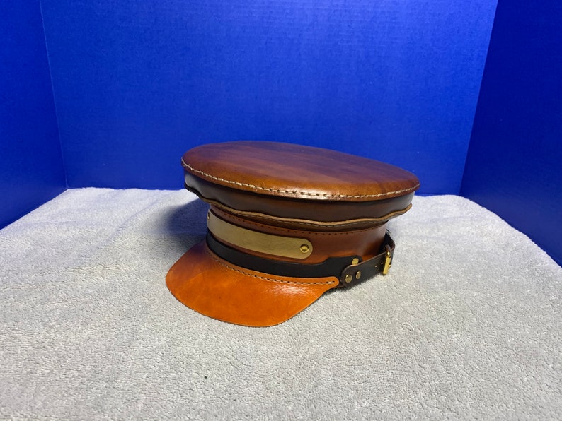 Leather Captain's Hat - Etsy